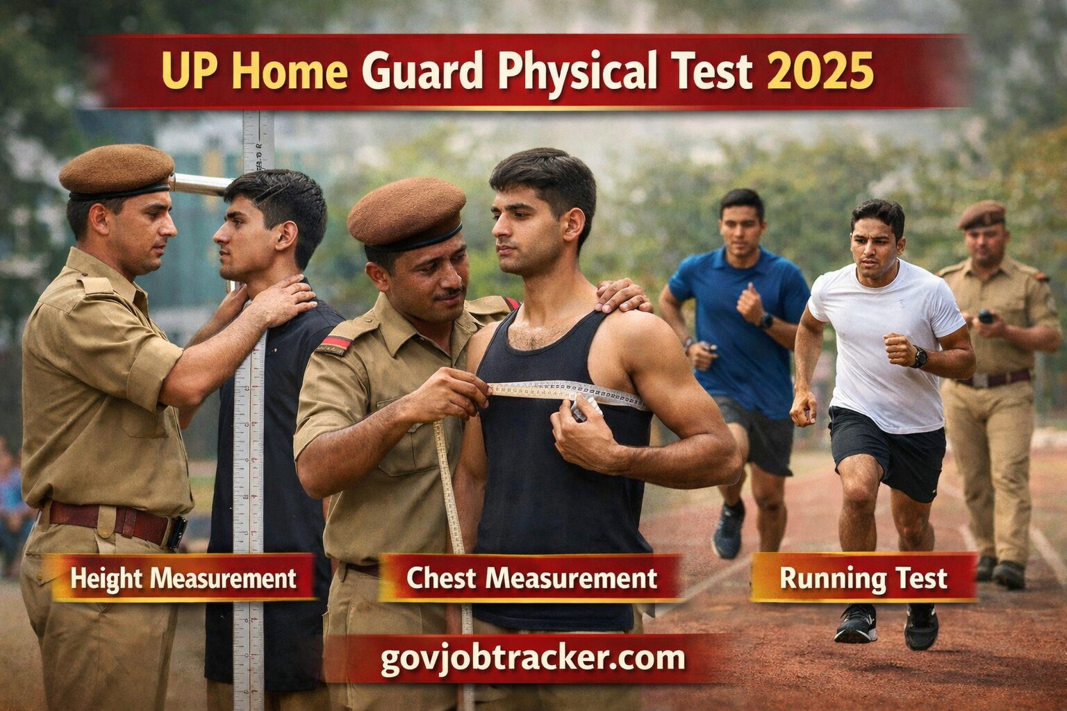 UP Home Guard Physical Test 2025/ Check Online Eligibility and Physical ...
