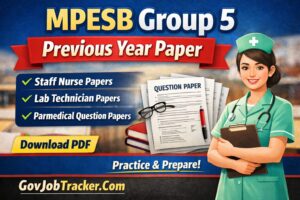 MPESB Group 5 Previous Year Paper/ Download 10+ Paper