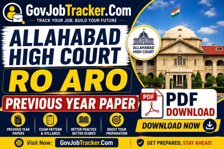 Allahabad High Court Computer Assistant Previous Year Paper PDF ...